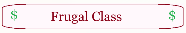 Frugal Class Learning the Frugal Ways - Frugal Way